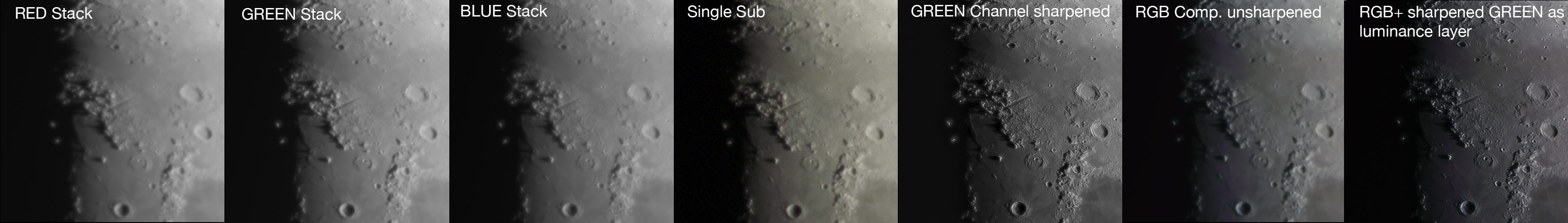 Synthetic L-RGB Moon 12th of Feb 2019 : r/astrophotography